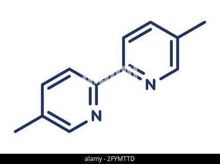 Abametapir head lice treatment drug molecule, illustration Stock Photo ...