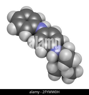 6PPD rubber additive molecule, illustration Stock Photo - Alamy