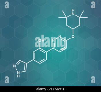 Branaplam SMA drug molecule, illustration Stock Photo - Alamy