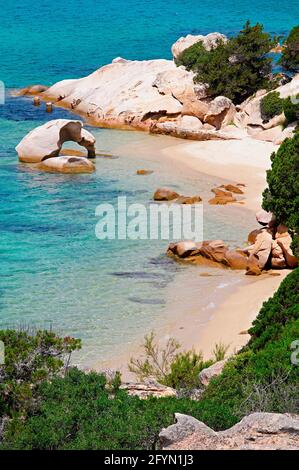 Italy, Sardinia, Costa Smeralda, Elephant rock beach Stock Photo - Alamy