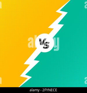 VS background for comparison, competition, versus. Vector Illustration ...