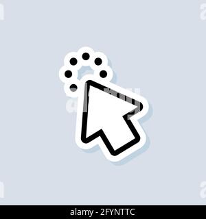 illustration of computer cursors on white background Stock Vector Image & Art - Alamy