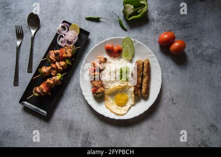 Persian Chelo Kebab Stock Photo - Alamy