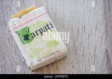 Timisoara, Romania - February 22, 2020: Close-up of an AMCC PCI ...