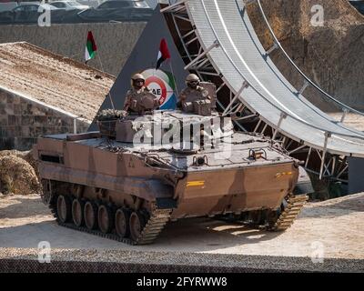 Abu Dhabi, UAE - Feb.20.2013: UAE Armed forces BMP-3 IFV (Infantry ...