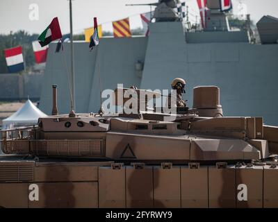 The LeClerc MBT (Main Battle Tank) is a modern French military vehicle ...