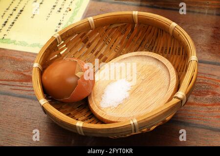Onsen Tamago (Hot Spring Eggs) in Kusatsu Onsen Town, Japan. Eggs ...