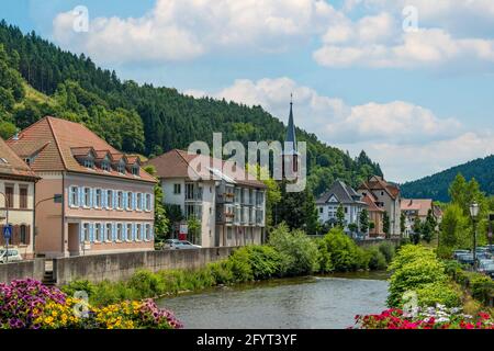 Wolfach the Kinzig river Stock Photo - Alamy