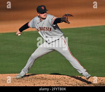 San Francisco Giants' Logan Webb against the Oakland Athletics during a ...
