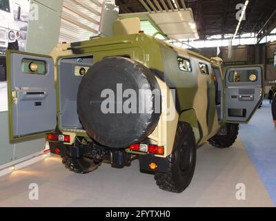 Russian 4x4 military vehicle Tigr in Eurosatory 2008 Stock Photo - Alamy