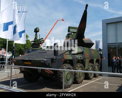 Paris, France - June.18.2008: GTK Boxer with Oerlikon Skyranger Mobile ...