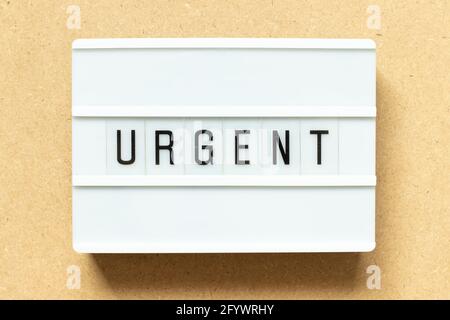 Lightbox with word receive on wood background Stock Photo - Alamy