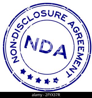 non-disclosure stamp. non-disclosure sign. round grunge label Stock ...