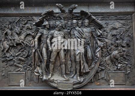 Bas-relief commanders of Russian army heroes in Patriotic War 1812 ...