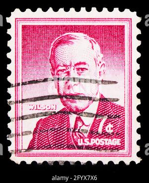WOODROW WILSON (1856-1924) 28th President of the United Statesa Stock ...