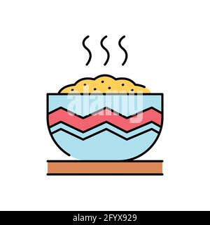 Zero hunger color icon icon. Corporate social responsibility ...