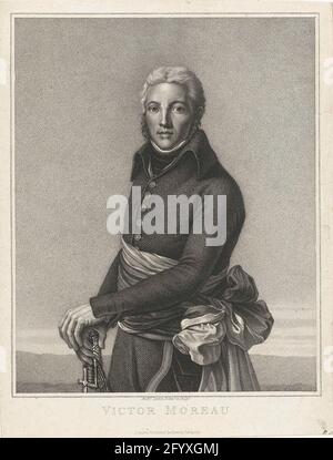 General Jean Victor Marie Moreau leading the French Revolutionary Army ...