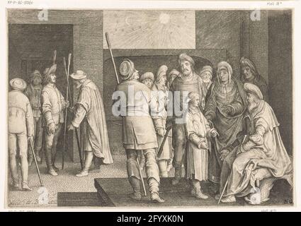 Joseph explains his second dream to Jakob; Story of Joseph Stock Photo ...