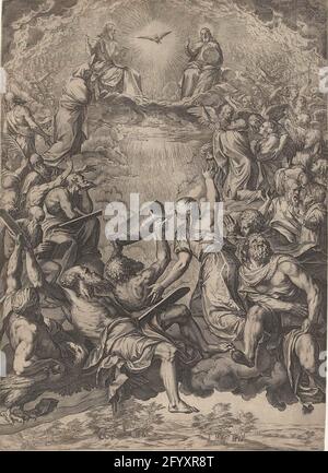 Triumph of the Holy Trinity (La Gloria), Cornelis Cort, After Titian ...