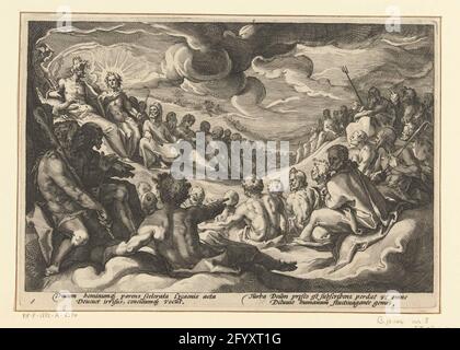 Jupiter raises the Olympic gods; Ovidius' metamorphoses; Reflections by ...