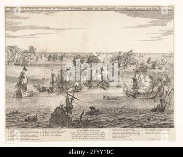 The Four Days Battle, 1666, Victory of the Sea Power that the Unionized ...