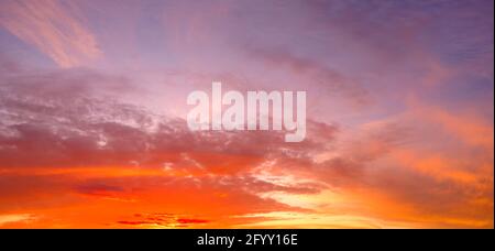 Gorgeous Panorama twilight sky and cloud at morning background image ...