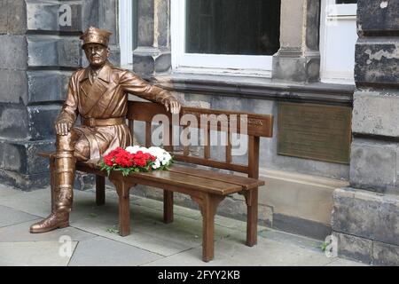 General Stanislaw Maczek statue, Polish Tank Commander of World War 11 ...