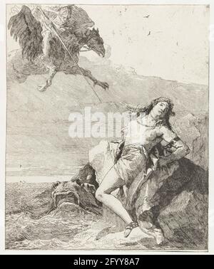 Angelica threatened by sea monster is liberated by Ruggiero on ...