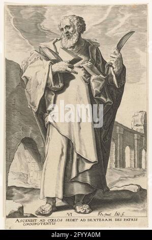 The apostle Bartholomeüs; Christ and the apostles Stock Photo - Alamy