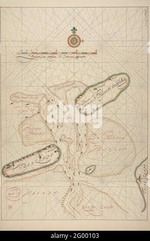 Map of Vlieland Stock Photo - Alamy