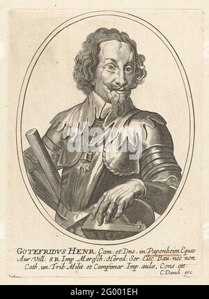 Portrait of Gottfried Heinrich, Count of Pappenheim. Portrait of ...