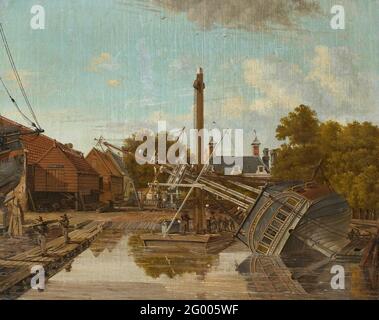 The Shipyard 'St Jago'on Bickers Island, Amsterdam, Pieter Godfried ...