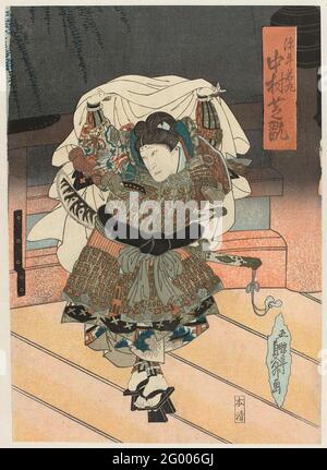 Nakamura shikan III als ushiwakamaru, c. 1837 print Rechter Blad Van ...