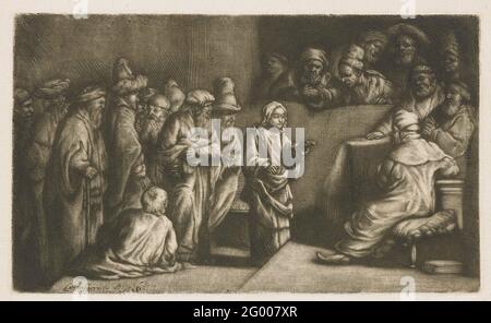Christ and the scribes: a sketch Stock Photo - Alamy
