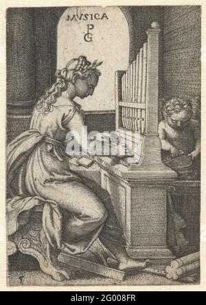 Liberal Arts, Personification of Music Stock Photo - Alamy