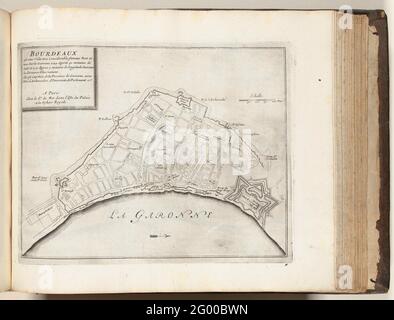 Map of Bourdeaux Stock Photo - Alamy