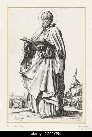 . Peter is crucified upside down; On the right next to the scene of his ...