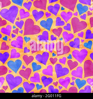 Watercolor Abstract Background with Blue and Gold Waves and Dots ...