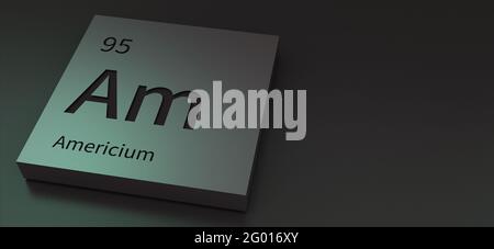 Americium chemical element Stock Photo - Alamy