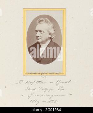 Portrait of Professor P. Hofstede de Groot, Anonymous, 1860 - 1872 ...