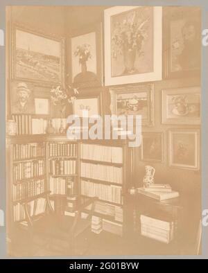 Interior of the house of Andries Bonner in Amsterdam, with a number of ...