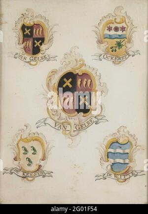 The weapon of Anna Digna van Gelre, wife of Laurens Jacobsz de Witte ...