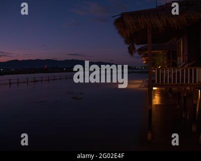 Myanmar Inle Lake Riverside Village Stock Photo - Alamy