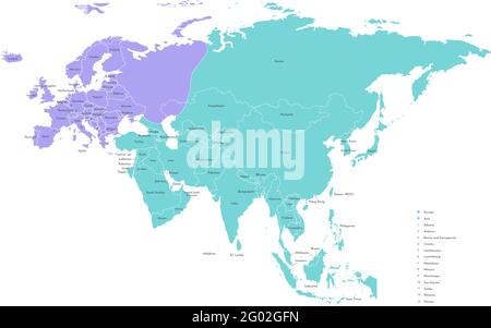 line europe continent geography map design Stock Vector Image & Art - Alamy