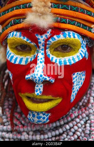 Papua New Guinea Western Highlands Province Wahgi Valley Mount Hagen ...
