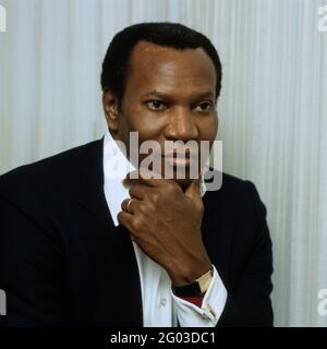 Simon Estes, amerikanischer Opernsänger, Bassbariton, Portrait 1988 ...