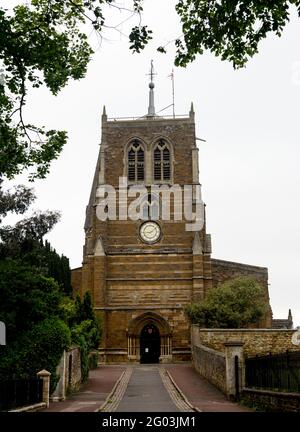 Holy Trinity Parish church Rothwell Northamptonshire England Stock ...