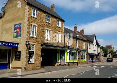 Town centre, Rothwell, Northamptonshire, England, UK Stock Photo - Alamy