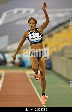 Yulimar Rojas during the IAAF Diamond League Paris 2019 on August 24 ...