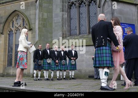 wedding ceremonial in Edinburgh,Scotland Stock Photo - Alamy